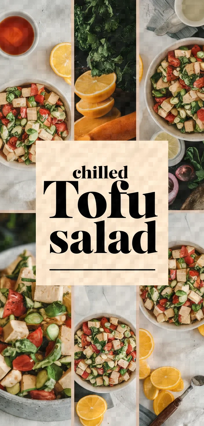 Chilled Tofu Salad Recipe - Bangkok bowl